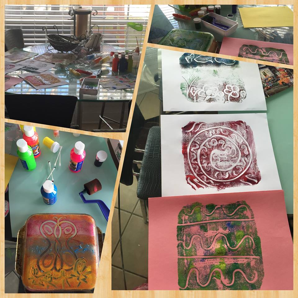 Monoprinting Technique – This Beautiful Life of Ours